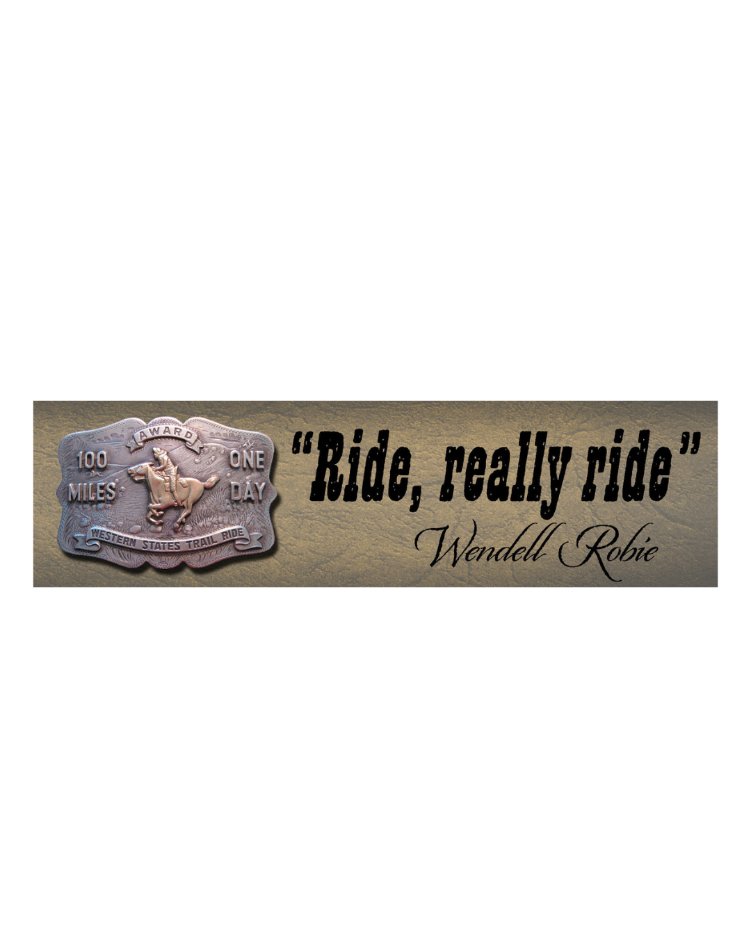 Ride, Really Ride! - Bumper Sticker | THE TEVIS STORE